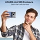 2230 SSD Enclosure, ACASIS M.2 NVME SSD Enclosure with Magnetic Suction ...