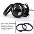Mini 2.5 inch Bi LED Projector Lens 6000K Car Motor Headlight Retrofit ...