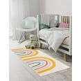 Unique Loom Whimsy Kids Collection Area Rug - Rainbow (2' 2" x 6 ...