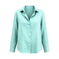 Bixock Button Down Shirts for Women Going Out Tops Long Sleeve Casual ...