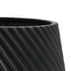 Better Homes and Gardens 6 in Black Ceramic Ridge Planter - Walmart.com