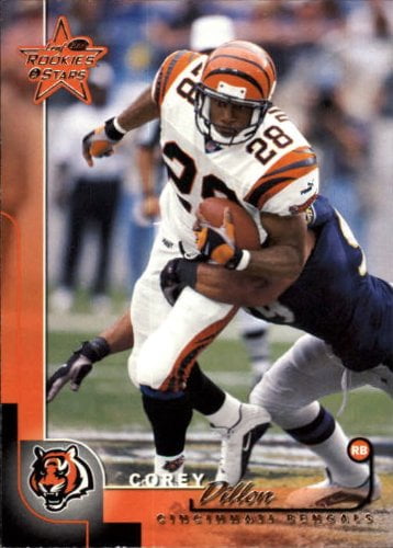 2000 Leaf Rookies and Stars #19 Corey Dillon NFL Football Trading Card ...