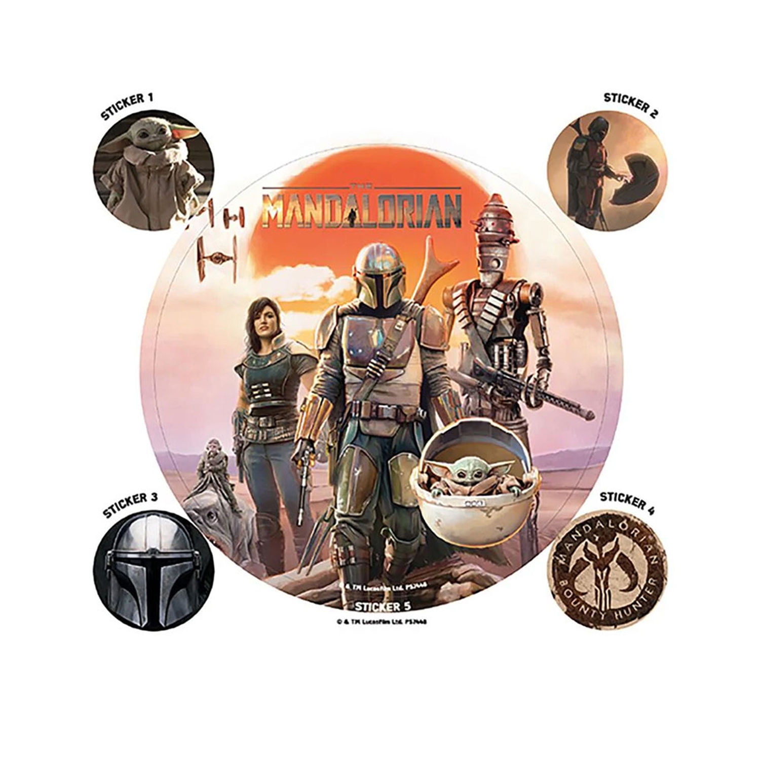 Click here for Star Wars: The Mandalorian Legacy Stickers prices