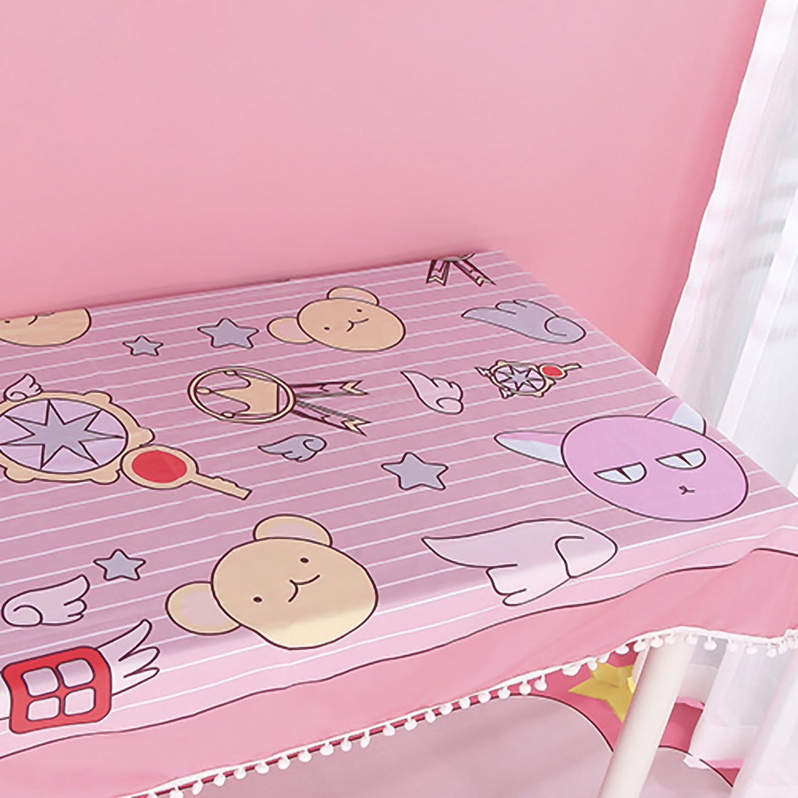 Decoración de mesa, mantel de dibujos animados, hermoso y lindo mantel ...
