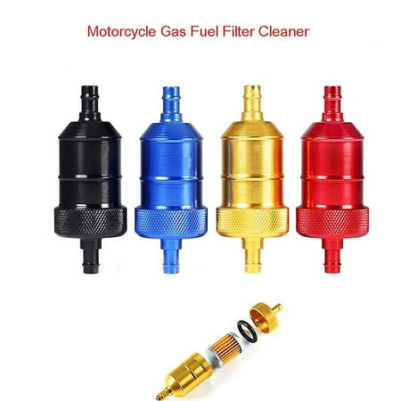 5 Color 8mm Petrol Gas Fuel Filter Cleaner For Motorcycle Pit Dirt Bike ...