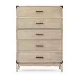 Plank+Beam 5 Drawer Dresser, Farmhouse Chest of Storage Drawers, Solid ...