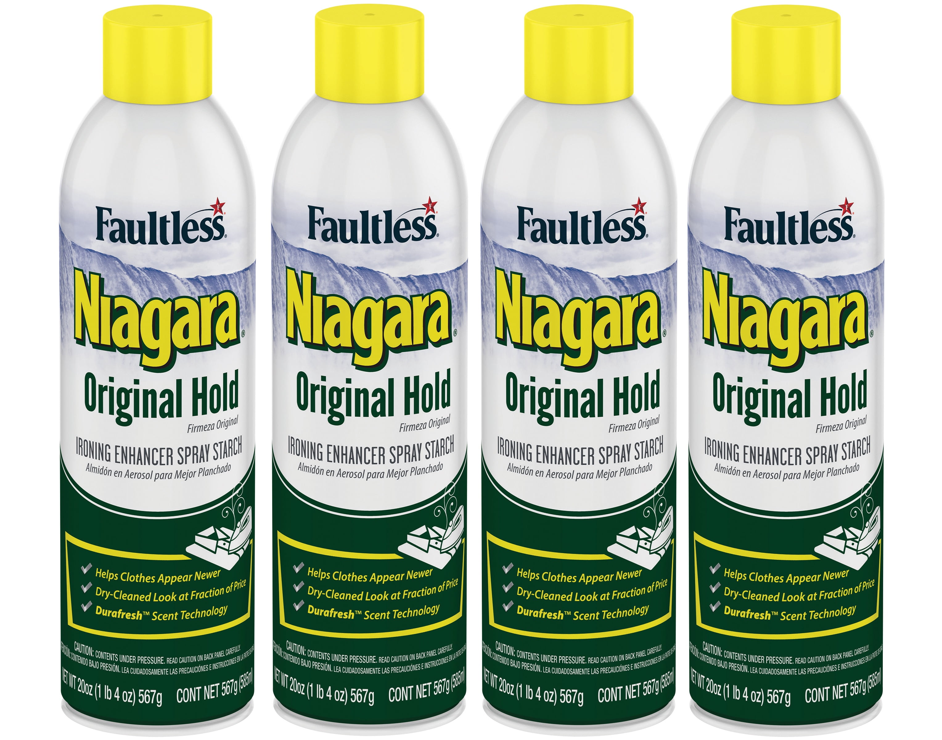 Faultless Niagara Original Hold Ironing Enhancer Spray Starch 20 oz ...