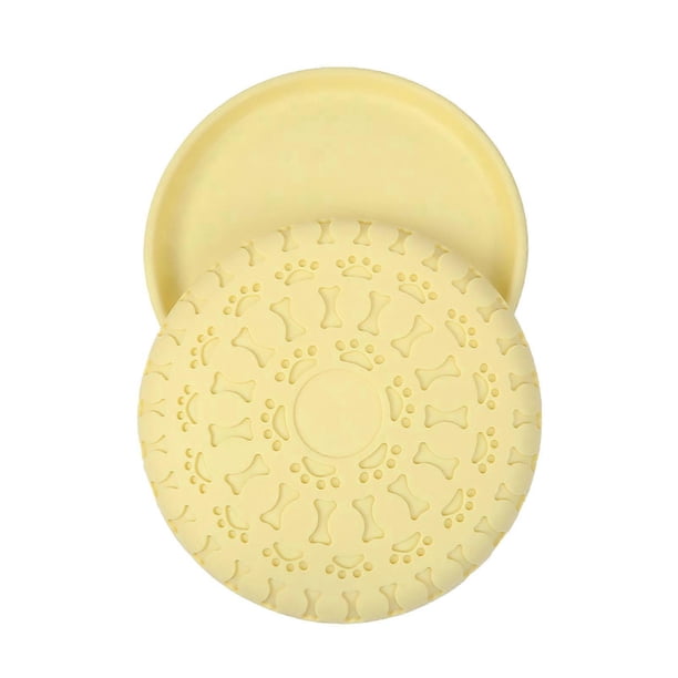 Dog Flying Disc Toy Bite Resistant Flexible TPR Pet Flying Disk Bowl ...