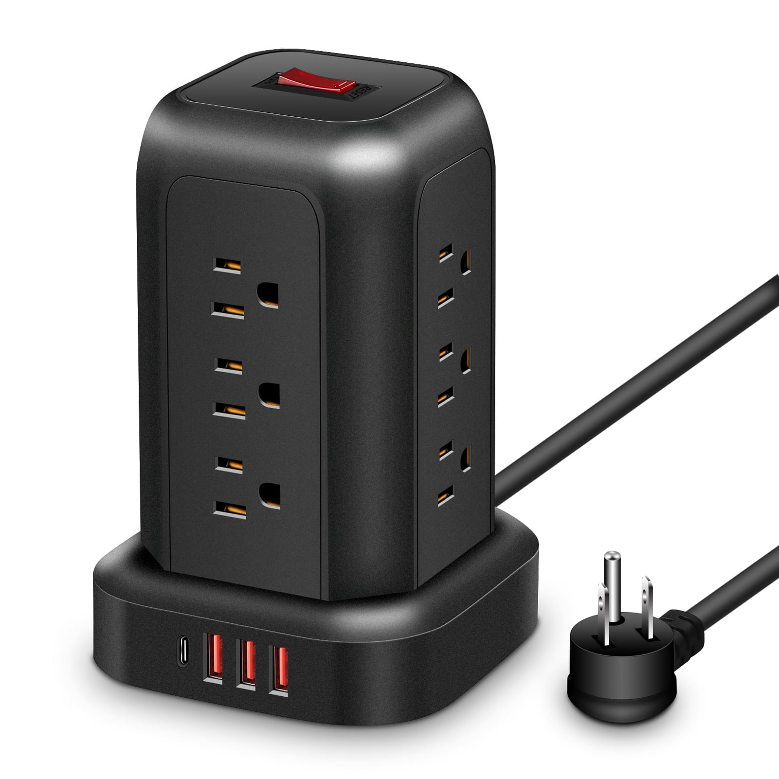 Click here for Yeacher Tower Plug Power Strip Tower 12 Outlets  U... prices