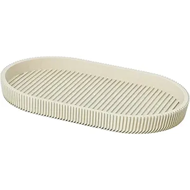 Acento Tocador Octogonal de Poliresina Tissue Box Cover en Suave Tacto ...
