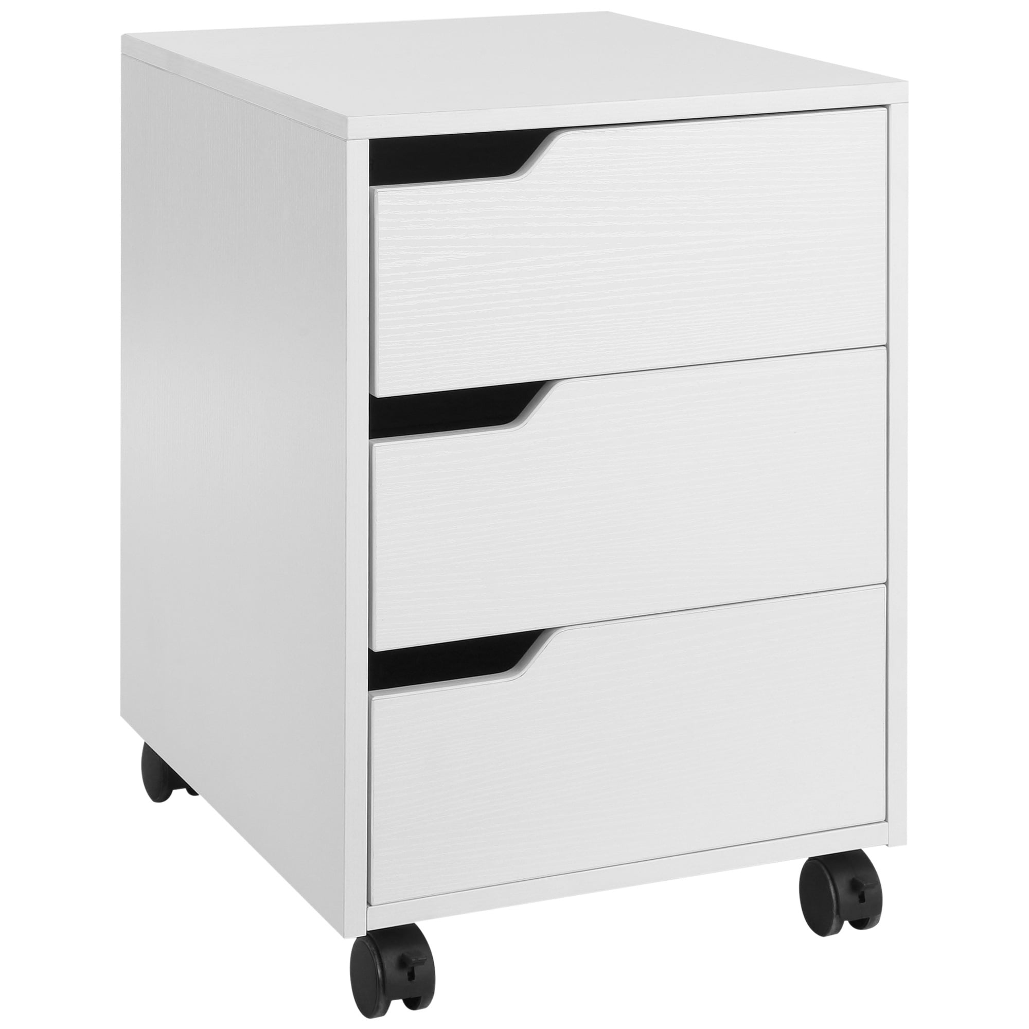 Click here for Homcom 3-Drawer Filing Cabinet With Wheels  Mobile... prices