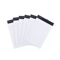 Legal Pad Landscape White, 2 Per Pack, 3 Packs - Walmart.com