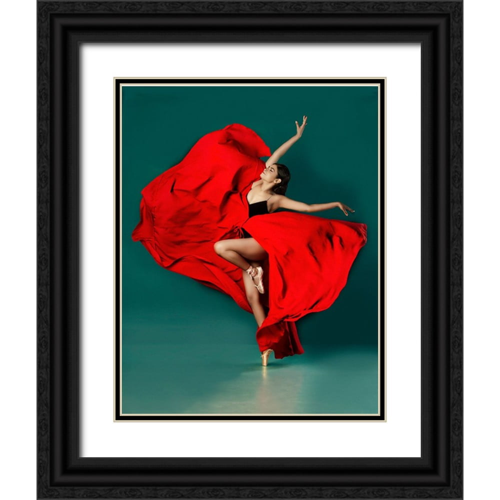 Chattopadhyay, Debasish 12x14 Black Ornate Wood Framed with Double ...