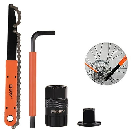 Lepai Bicycle Cassette Removal Tool With Chain Whip And Auxiliary ...