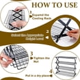 Collapsible Cooling Rack, Adjustable Stackable Stainless Steel Baking ...