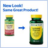 Spring Valley Activated Charcoal Dietary Supplement Capsules for ...