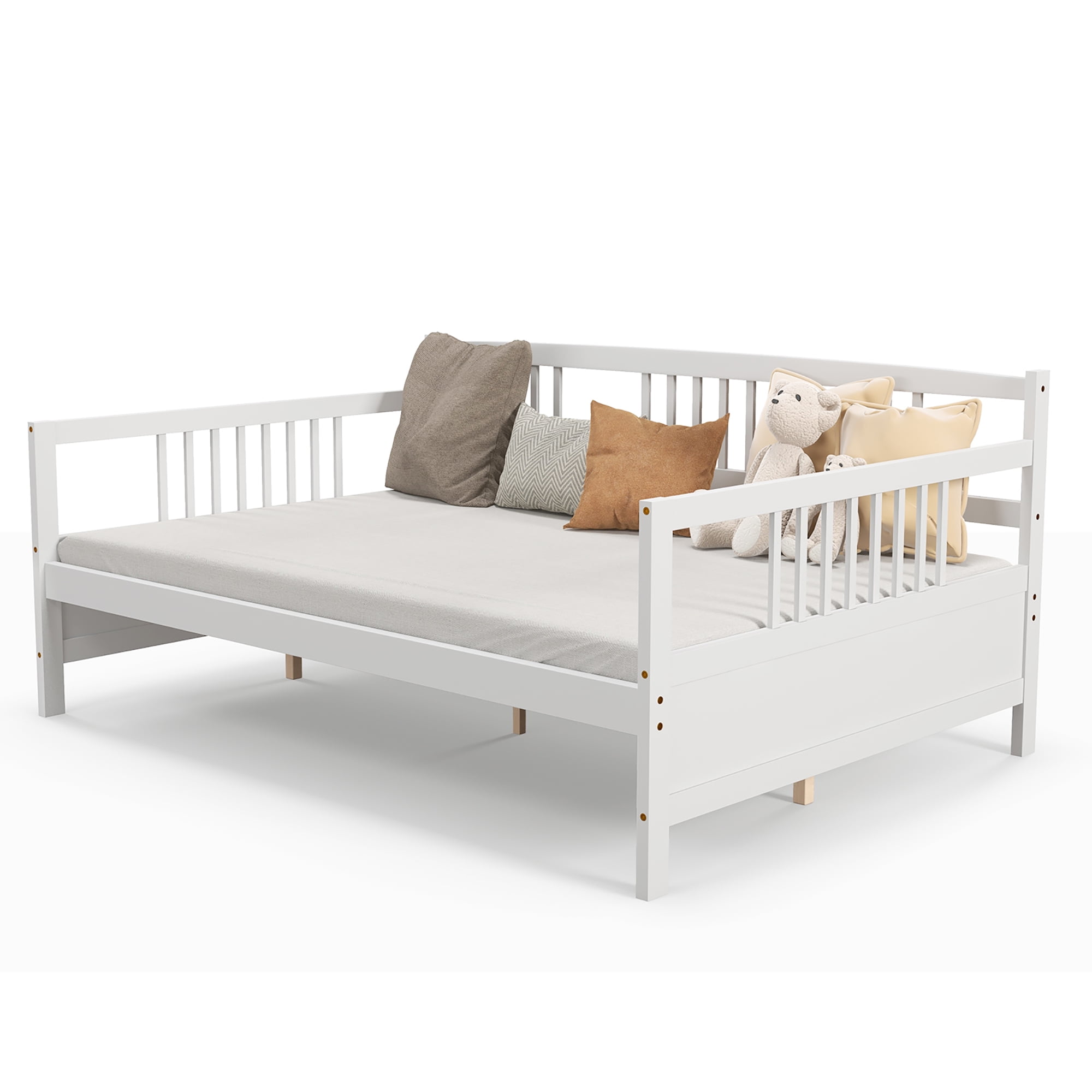 Click here for Costway Full Size Daybed Frame Solid Wood Sofa Bed... prices
