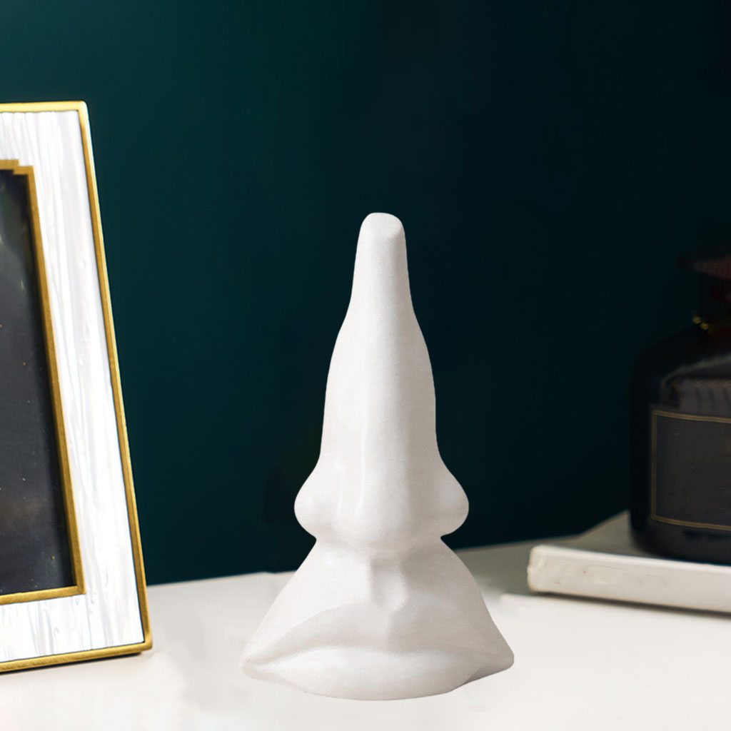 Abstract Nose Statue, Abstract Figurine Sculptures for Entrance, Living ...