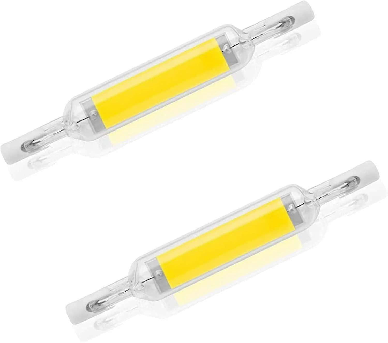 Pack 10w 78mm R7s Led Light Bulbs Dimmable Cool White 6000-6500k 100w ...