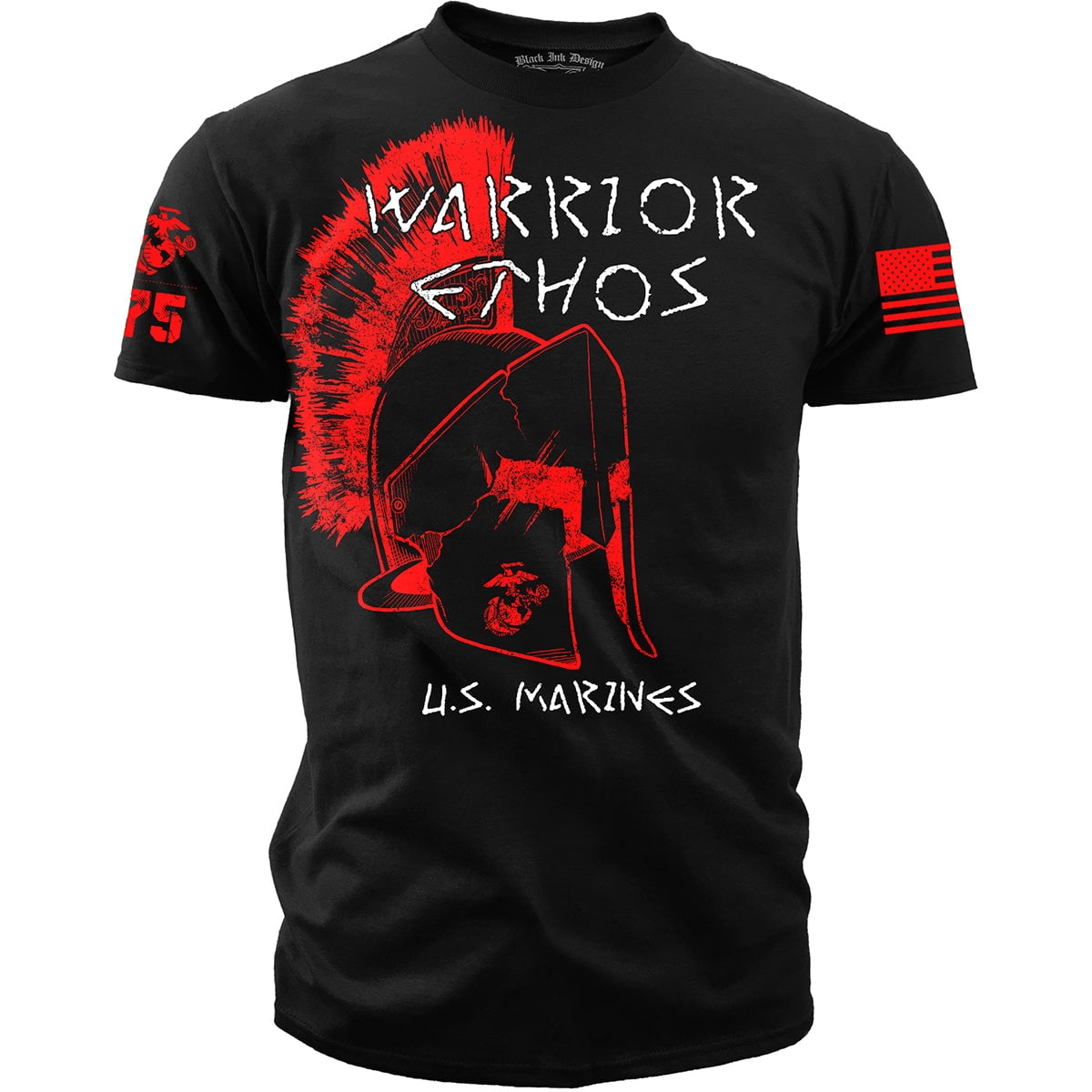 USMC T-Shirt - US Marines Warrior Ethos - Men's Marines T-Shirt ...