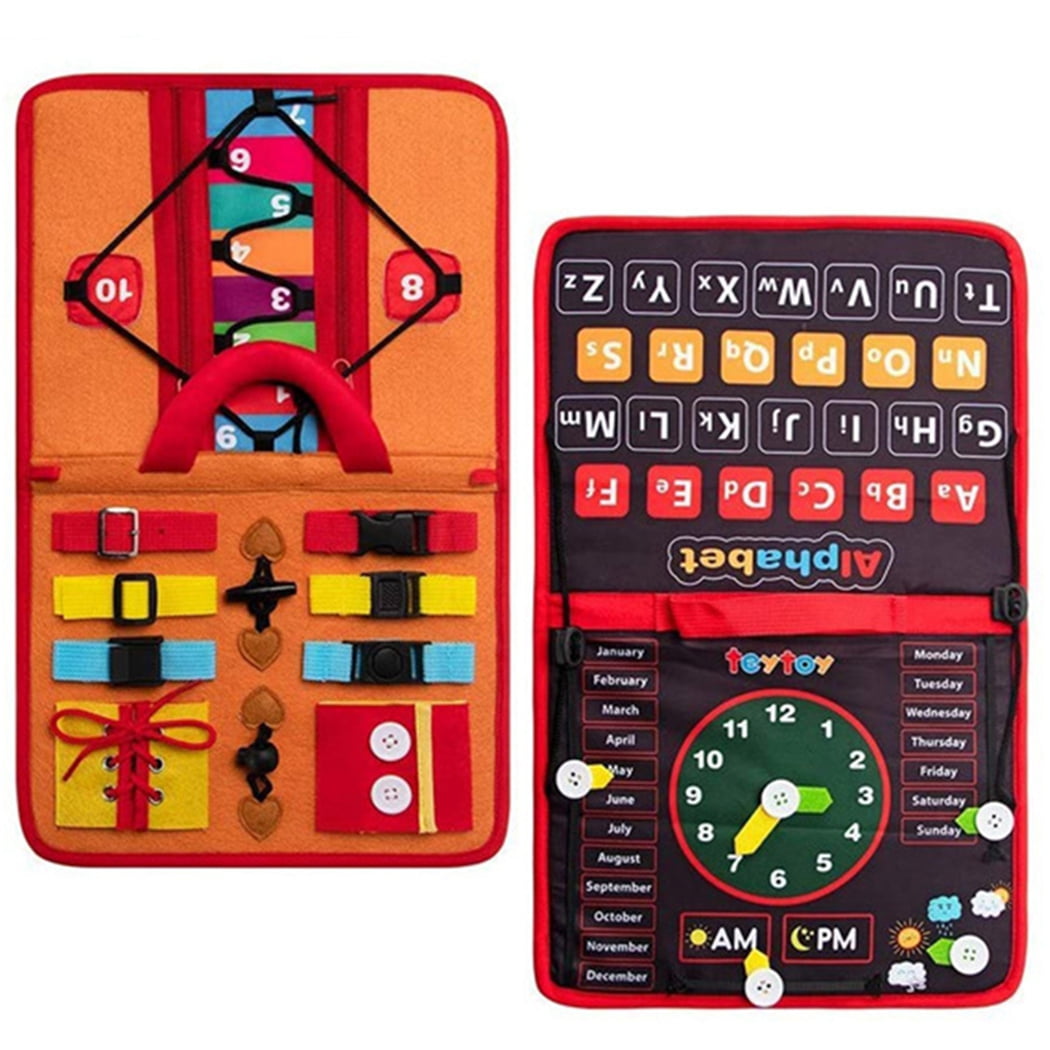 Click here for Nobrand Toddler Busy Board Felt: Portable Dress Se... prices