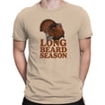 Smartprints Long Beard Season Turkey Men's T-Shirt Natural, Cotton, S ...