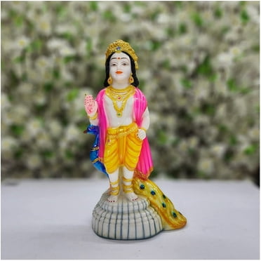 Brass Virat Roop of Lord Vishnu Statue 3186g, Large Vishnu Krishna Idol ...