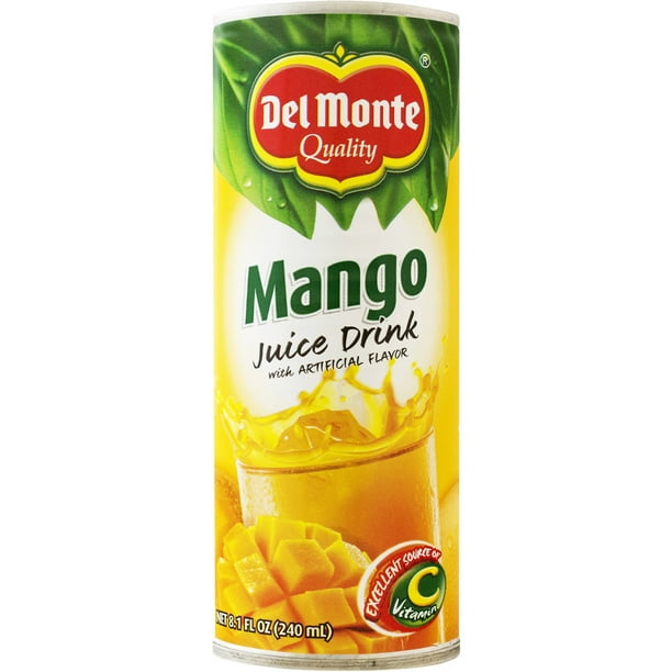 Del Monte Mango Juice Drink, 8.1 oz - Walmart.com