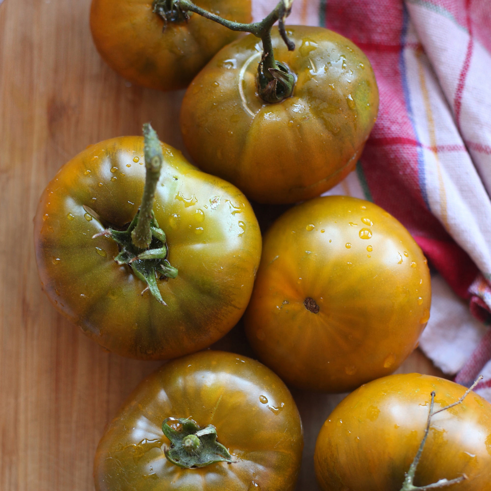 Organic Orange Flesh / Purple Smudge Tomato ~25 Seeds - Organic, Open ...