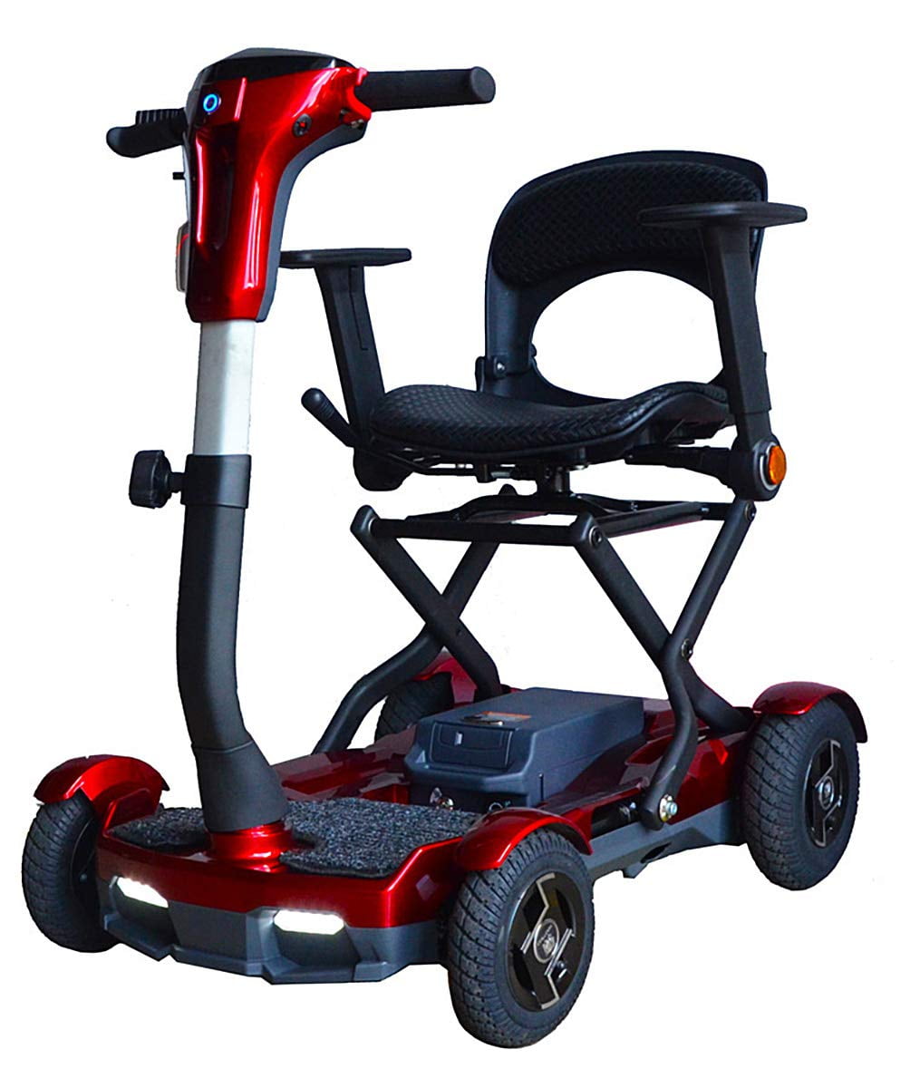 EV Rider TeQNo S26 Auto FOLDING Portable Lightweight 4-Wheel Mobility ...