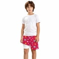 2026 New Boys Swim Trunks with Compression Liner High Visibility Quick ...