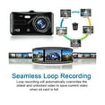GJX 2026 New Car Dash Cam Front and Rear,Dual Dashcam,4" Touch Screen ...