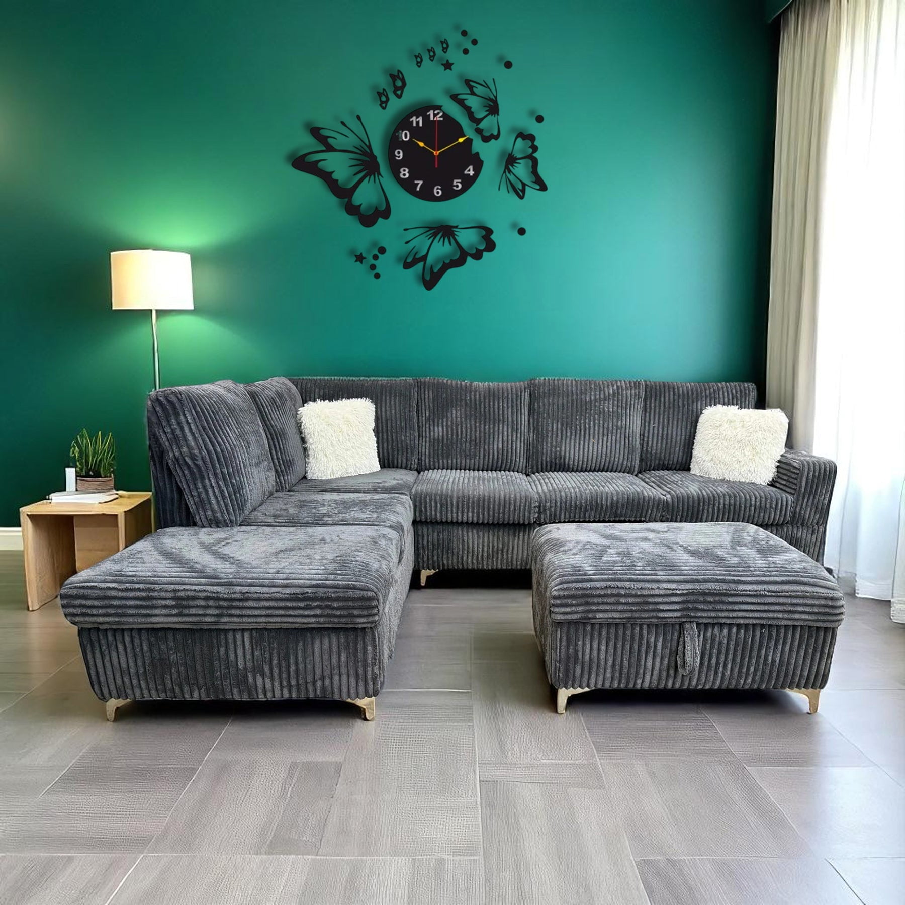 Click here for Cosmic Homes Scott Reversible Sectional Sofa Set W... prices