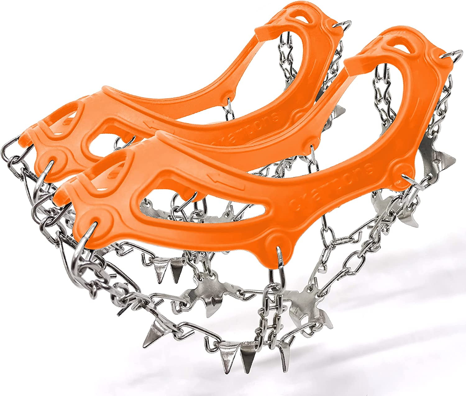 Ice Cleats Ice Chain Shoes Grippers Hiking Crampons Anti Slip Traction ...