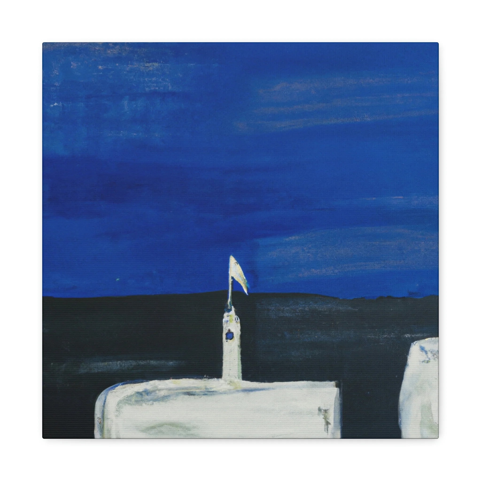 Harbor Minimalism Scene - Canvas - Walmart.com