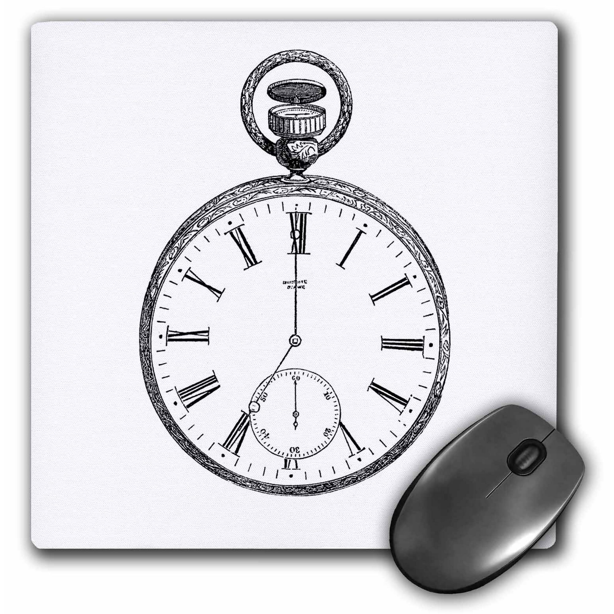 Steampunk Pocket Watch Drawing