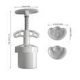 POYOGA Mooncakes Molds Cartoon Ingot Shape Easy Press Demolding Design ...