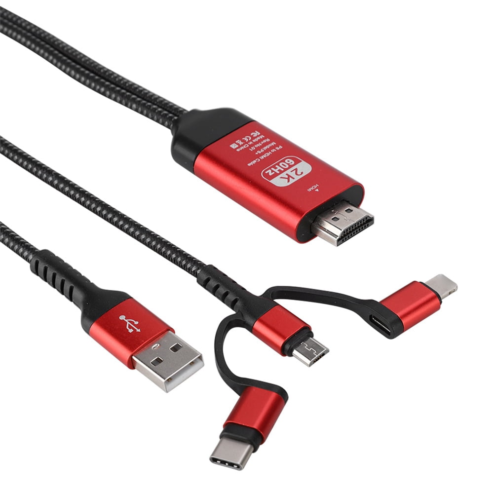 Cable adaptador convertidor tipo E Cto HDMI, 3 en 1 Micro HDMI Muy ...