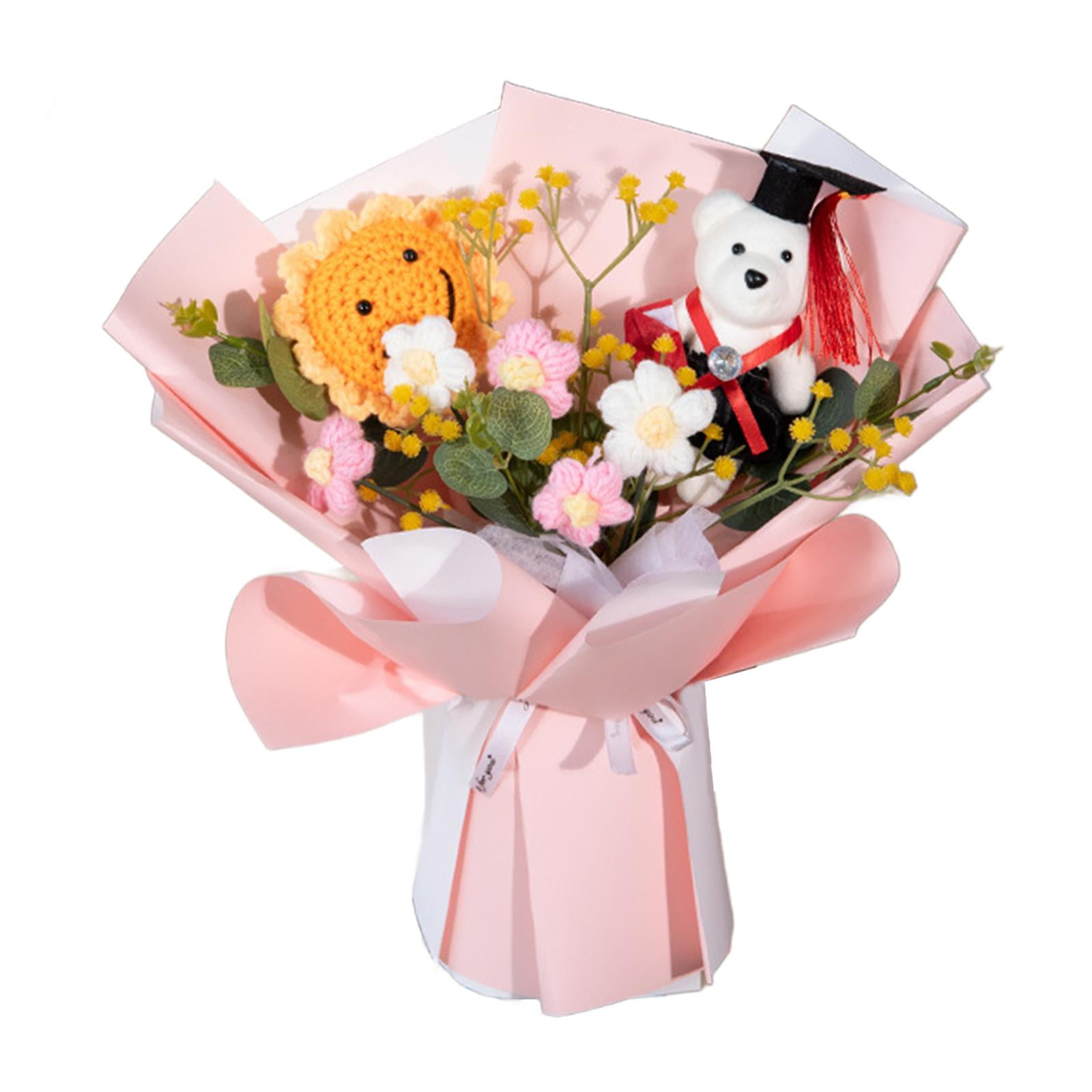 Click here for Luzkey Crochet Flowers Bouquet Crochet Bouquet Com... prices