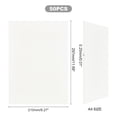50 Sheets A4 Rectangle Blank Drawing Watercolor Paper Gouache Paper for ...