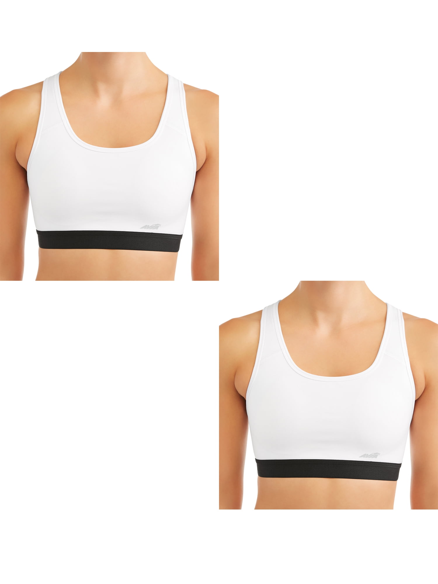 Avia Women's RacerBack Sports Bra, 2 Pack - Walmart.com