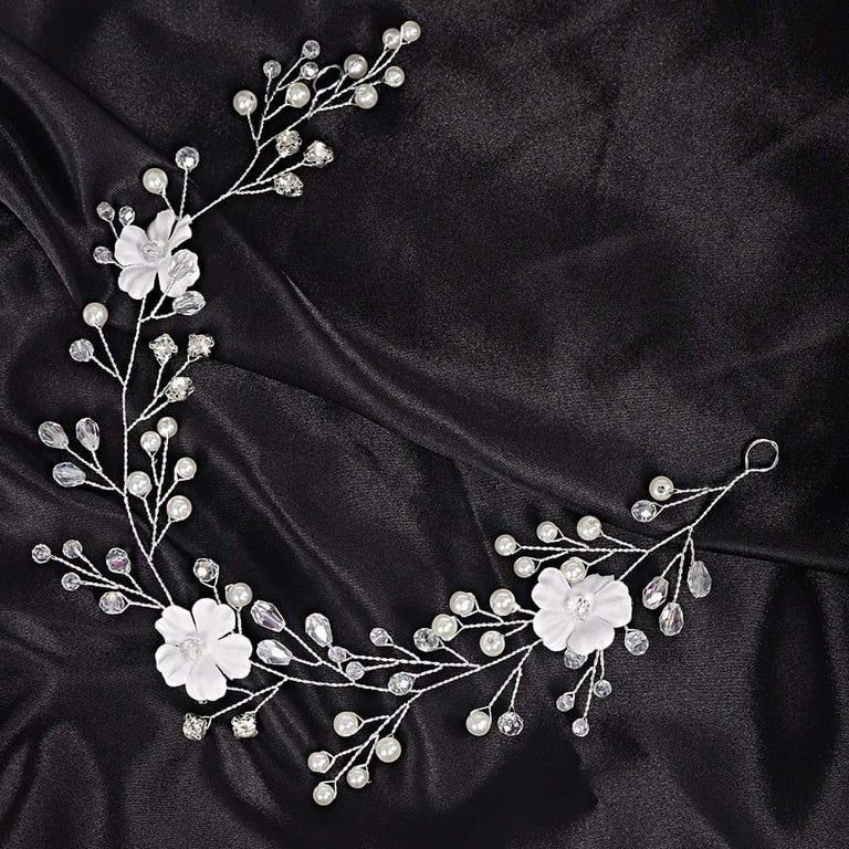 Flower Forehead Jewelry In Black