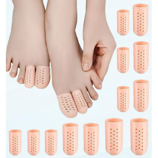 Toe Protectors Toe, 12 Pack Breathable, Relieves Missing or Ingrown ...