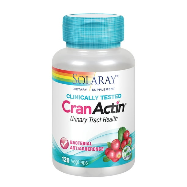 Solaray Cranactin Cranberry AF Extract Capsules, 400 mg, 120 Count ...