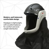 3M? Versaflo? Respiratory Helmet Assembly M-407, with Premium Visor and ...