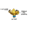 670720 7556 Replacement Multivalve Propane Tank Lpg Multi Valve 7556r ...