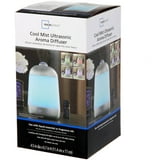 Mainstays Cool Mist Ultrasonic Aroma Diffuser, Gray - Walmart.com