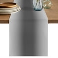 Art Gray Table Runner 13x90 Inch Vintage White Gray Ombre Farmhouse ...