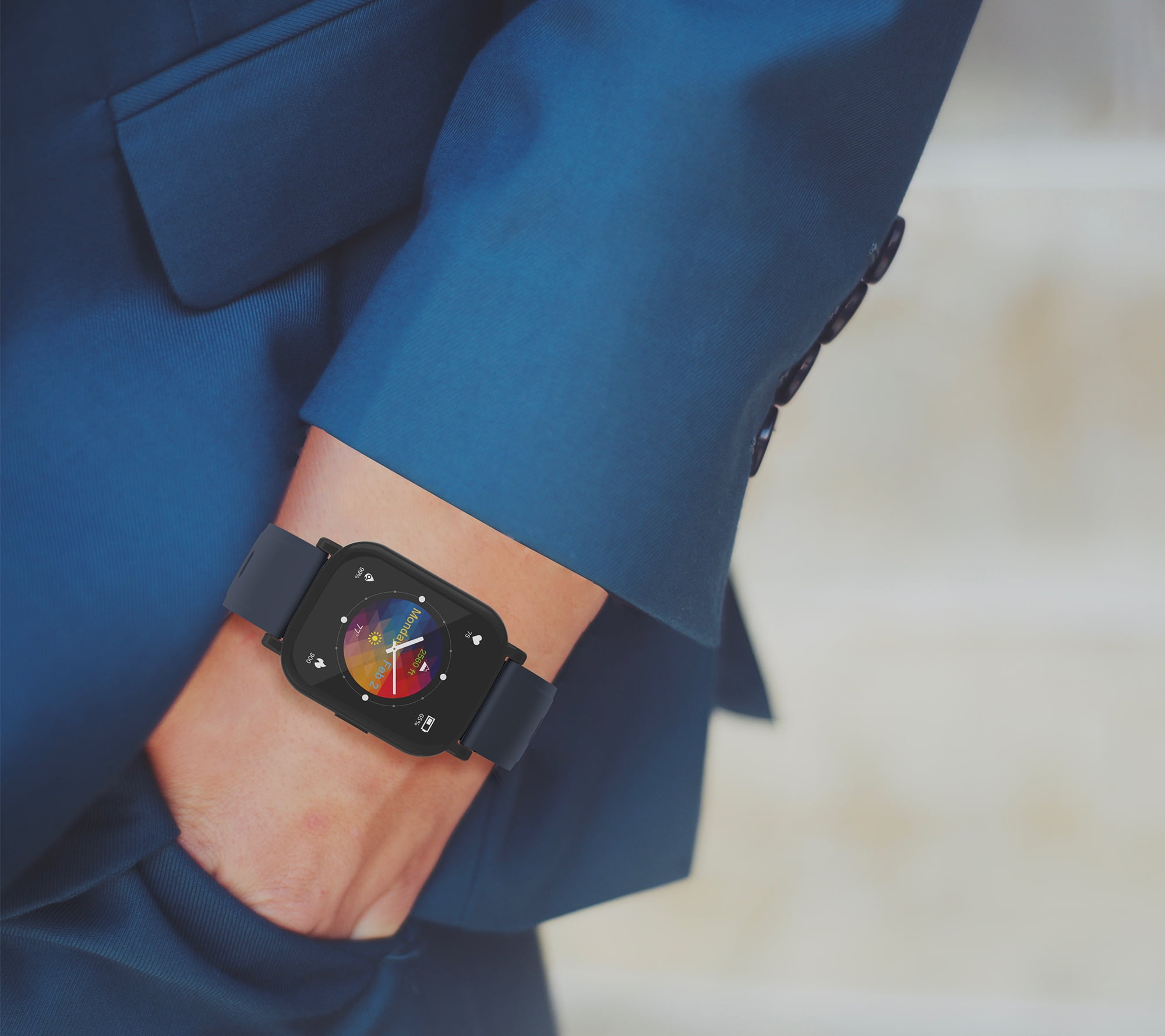 3plus Vibe Pro Smartwatch with Heart Rate Monitor and Activity Tracker ...