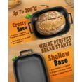 Cloche Loaf Dutch Oven, Pre-Seasoned, 9.5QT, 13 LBS Heavy Duty, Non ...